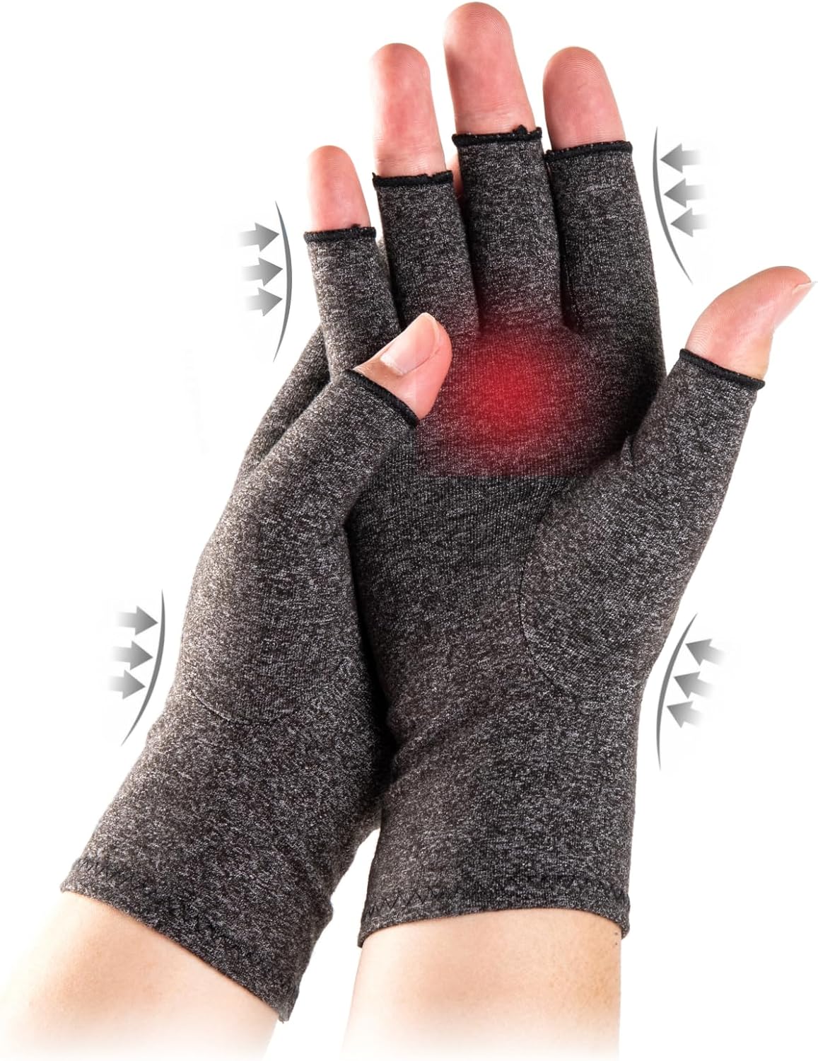 Amazon.com: TFUSOM Fingerless Gloves for Women Arthritis Gloves for ...