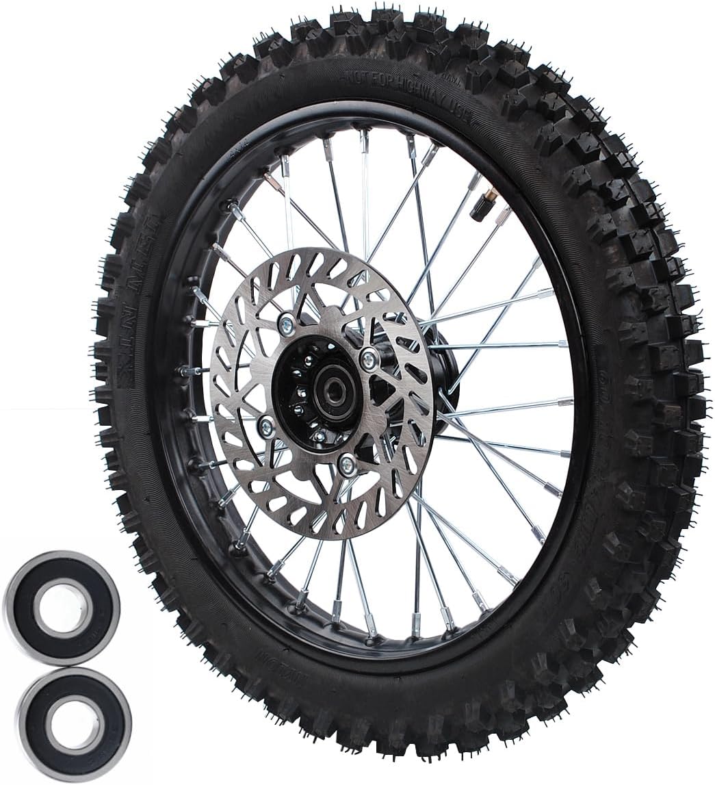 Amazon.com: X-PRO 12" Rear Wheel Rim Tire 3.0-12 with 12mm Bearing ...
