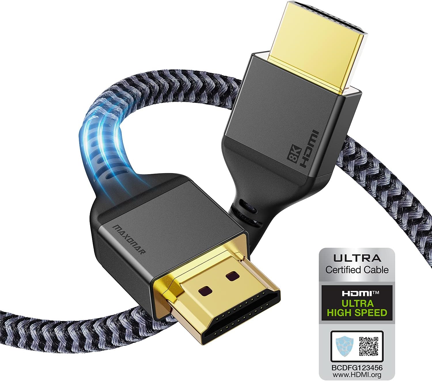 FOINNEX 8K Câble HDMI vers Displayport, Cable HDMI 2.1 à DP 1.4 ...