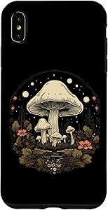 Amazon.com: iPhone XS Max Goblincore Cottagecore Dark Academia Aesthetic Mushrooms Case : Cell ...