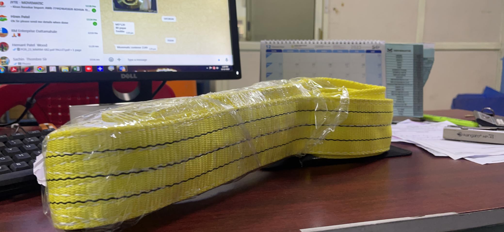 Conclood India Polyester Webbing Sling | Lifting Belt | Yellow Colour ...