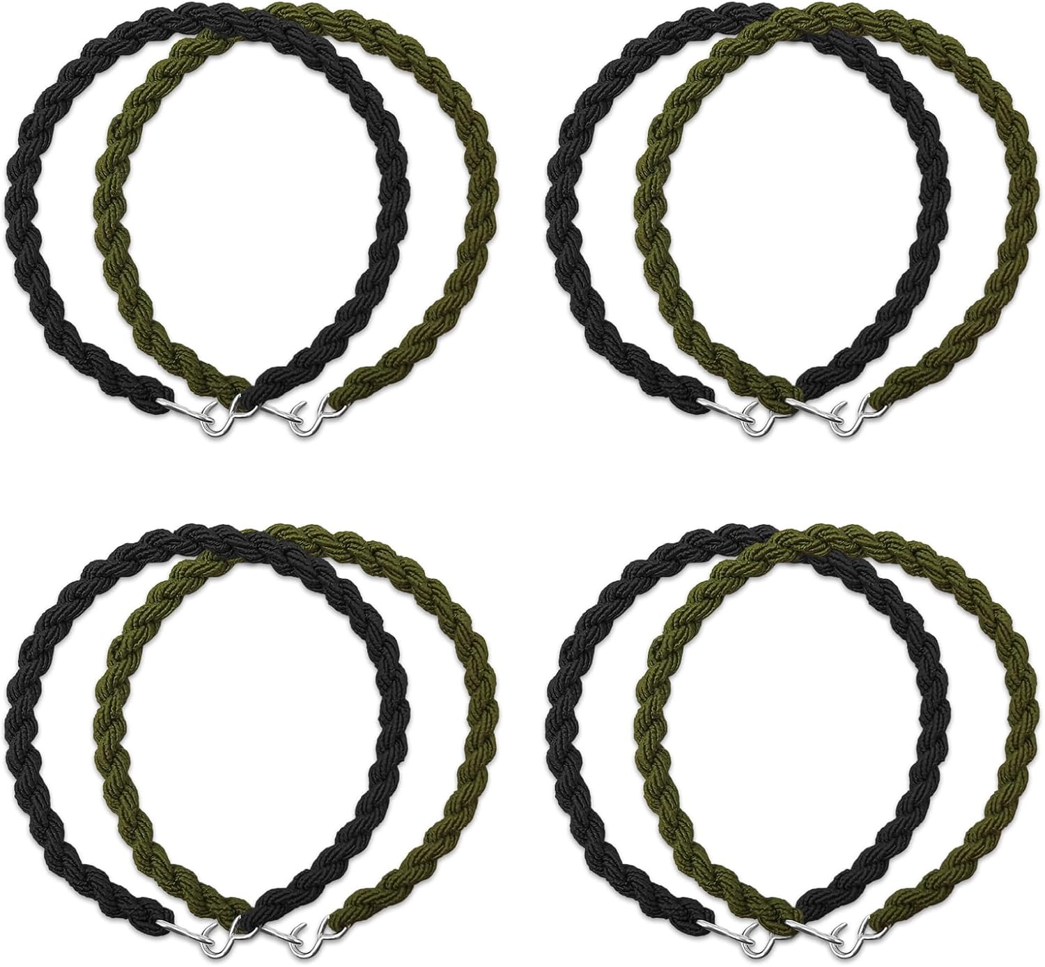 Amazon.com: DAJISI 8PCS Elastic Boot Straps Military Leg Straps Boot ...