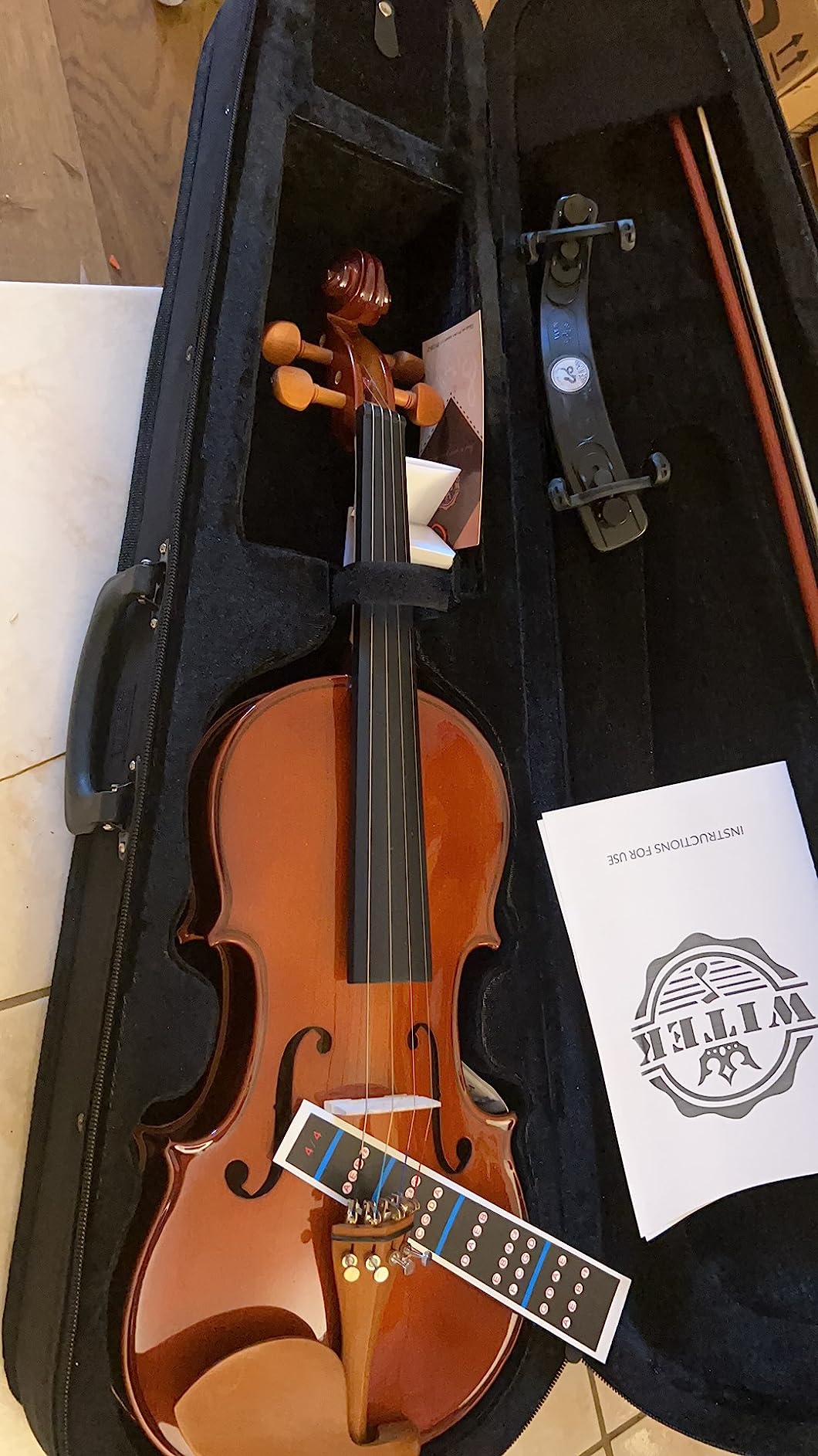 $15/mo - Finance WITEK Violin for Beginners Adult, Kids Violin with ...