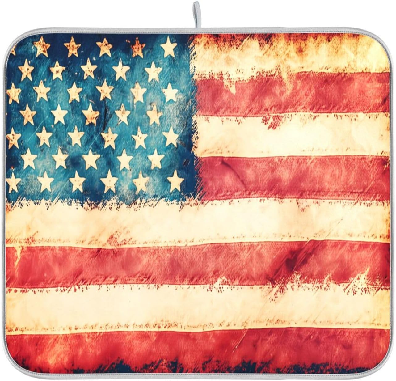 Amazon.com: YETTASBIN American Flag Dish Drying Mat for Kitchen Counter ...