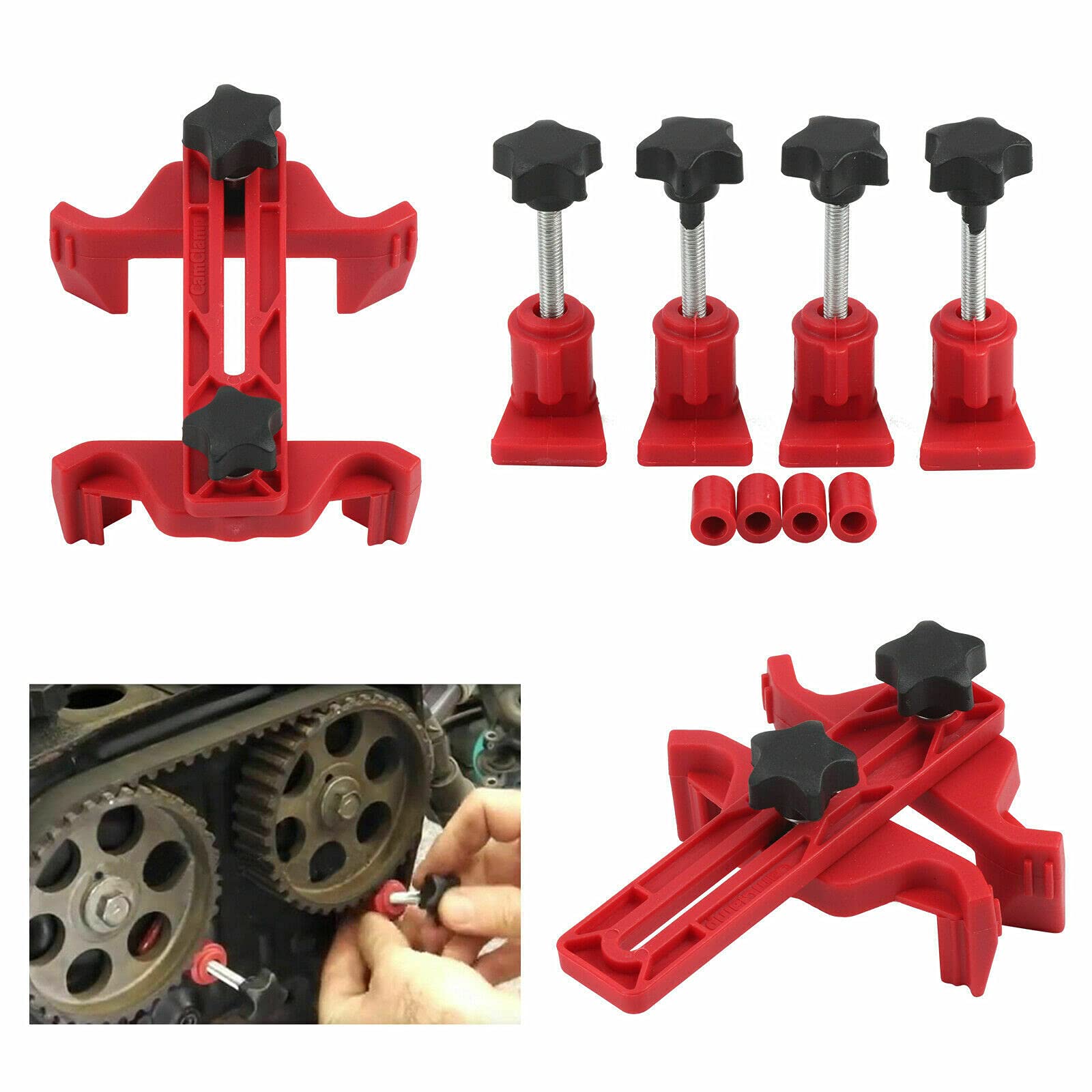 Buy Ambienceo9pc Universal Kit Camshaft Dual Cam Clamp Alignment Timing ...