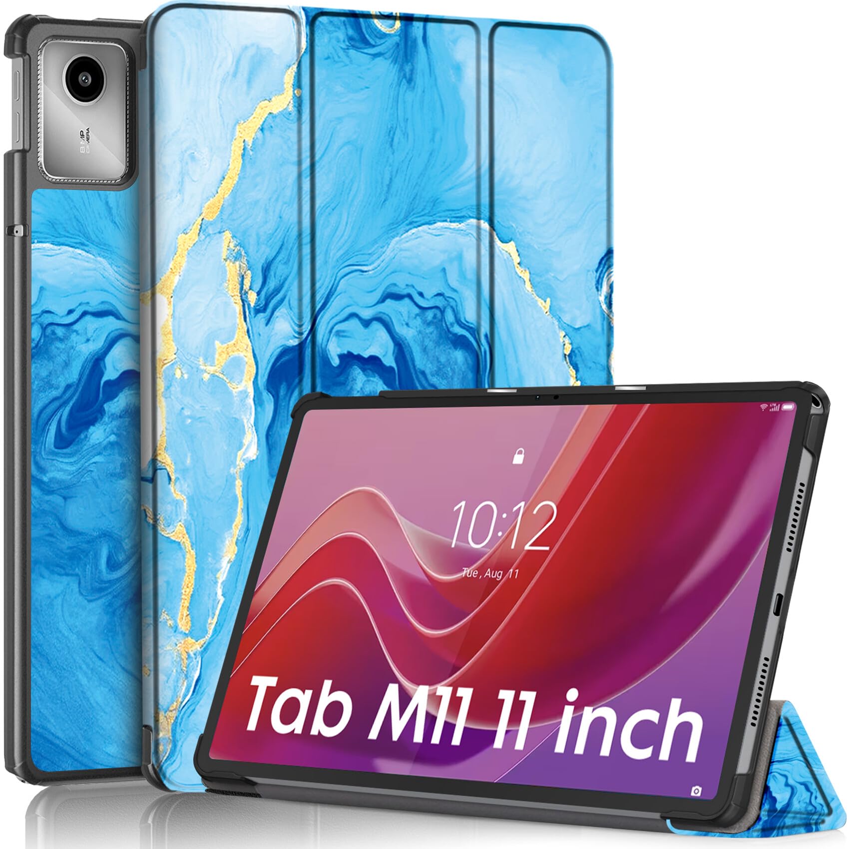 Robustrion Cover for Lenovo Tab M11 Cover Case, Trifold Flip Cover for ...