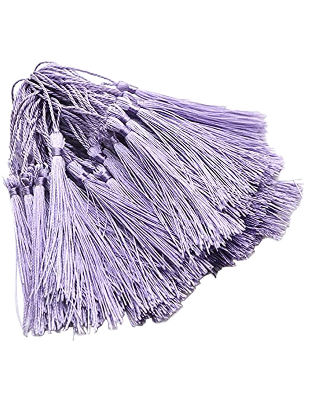 Amazon.com: MSCFTFB 120 Pieces 5inch Silk Floss Tassels with Hang Loops ...