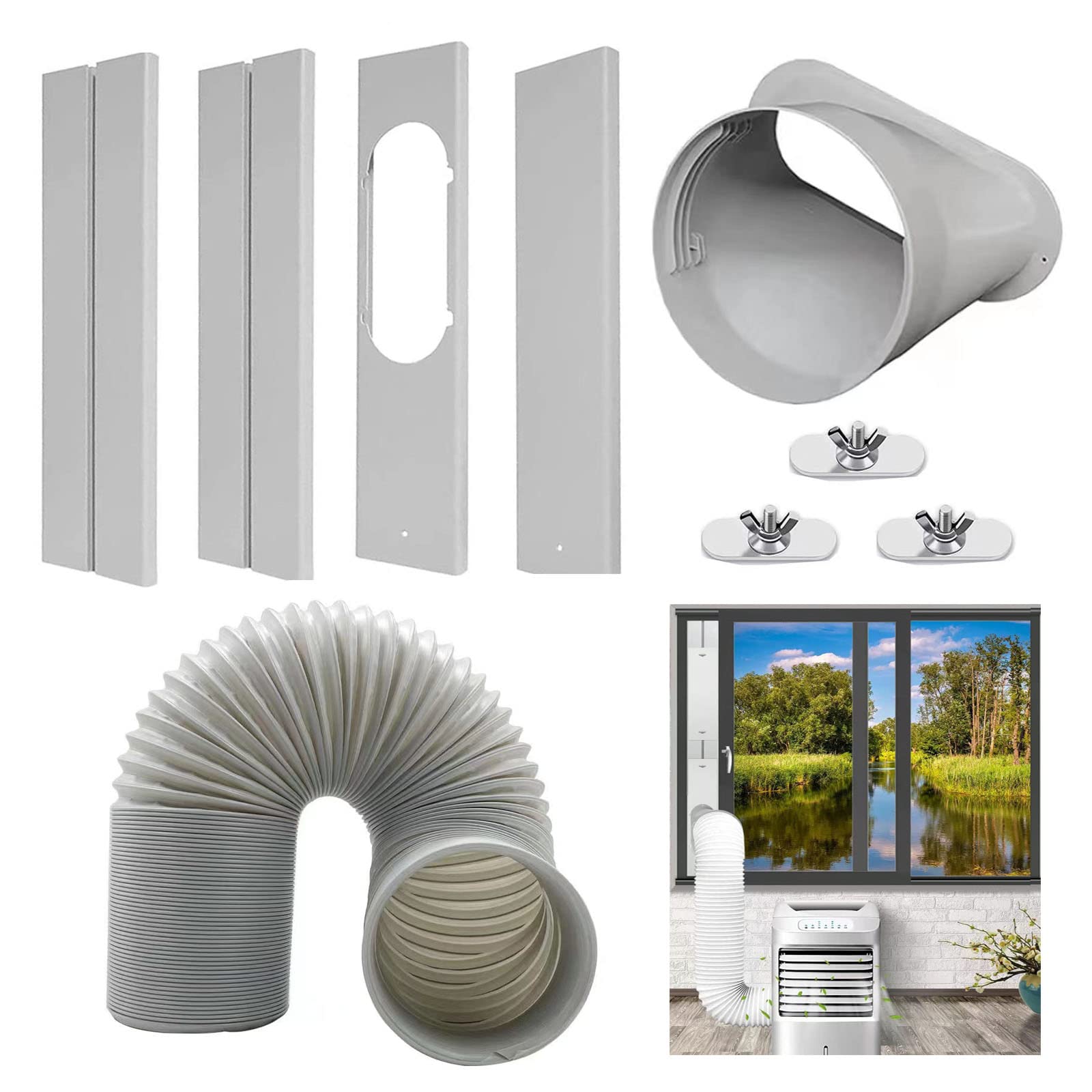 Snapklik.com : Portable Air Conditioner Window Vent Kit
