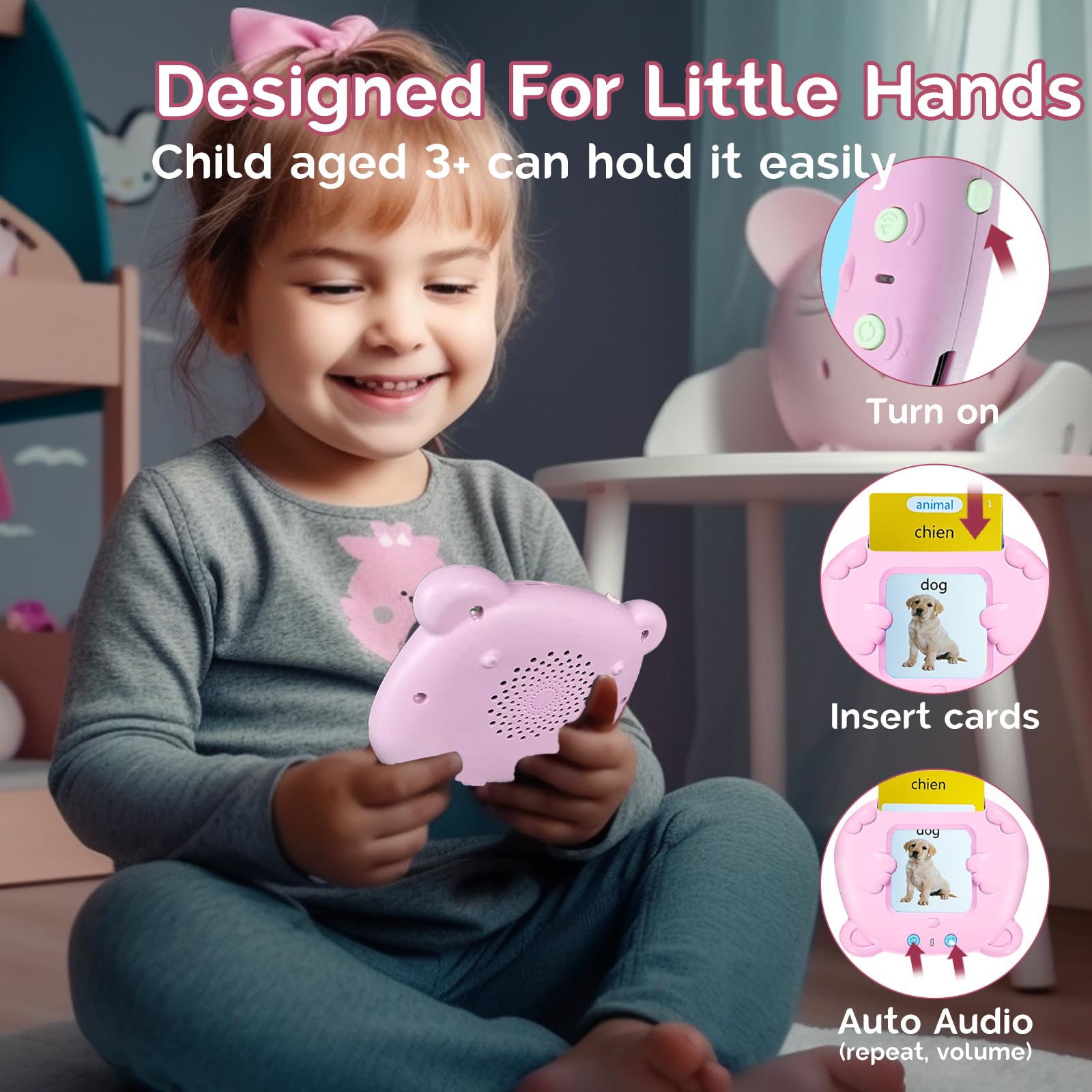 Snapklik.com : KILOGOGRAPH Bilingual English French Flash Cards ...