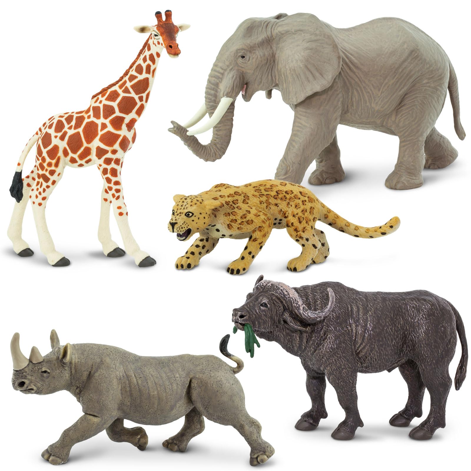 Amazon.com: Safari Ltd. African Wildlife Adventure Bundle - 5 Figurines ...