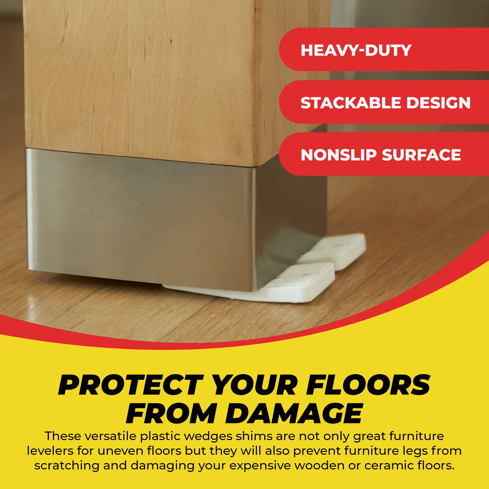 Snapklik.com : Qualihome Plastic Shims For Leveling - Flexible Plastic ...