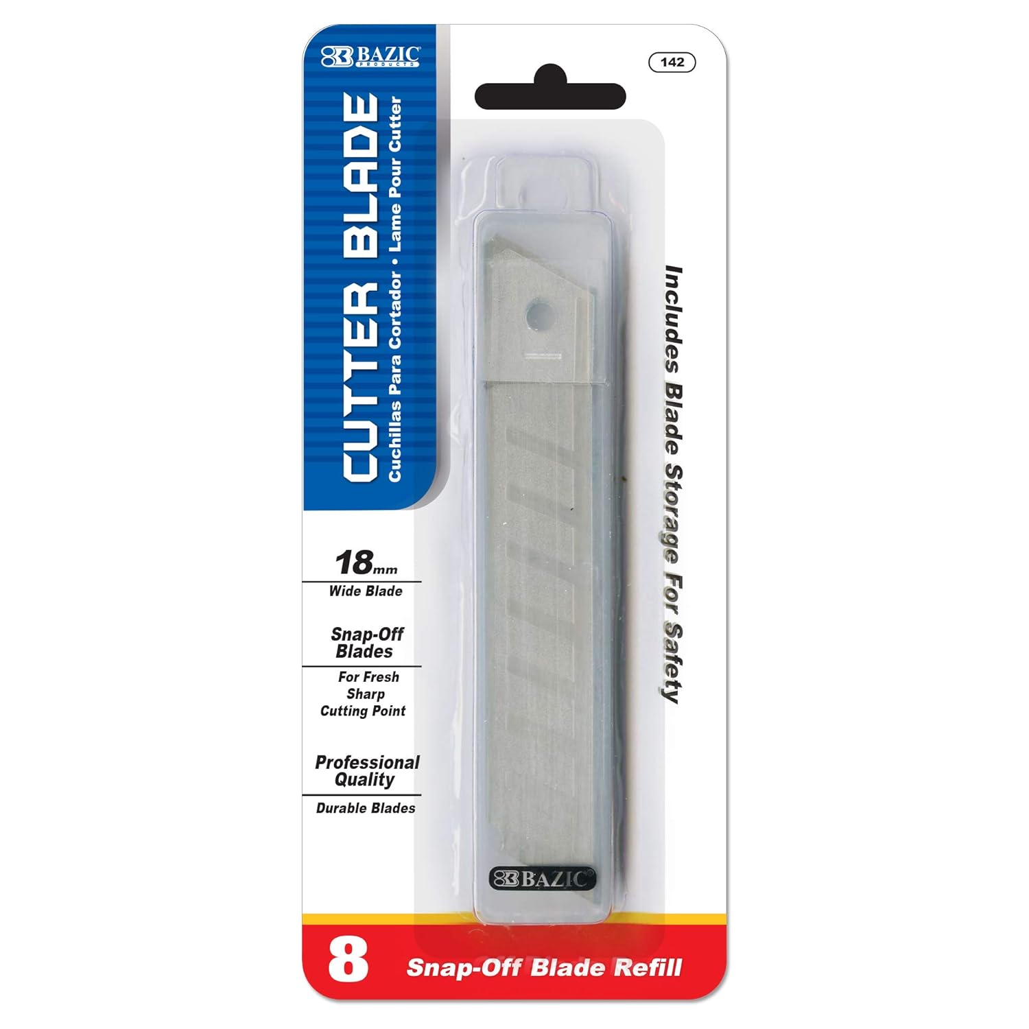 BAZIC Cutter Replacement Blades, 12 Per Pack : Amazon.in: Office Products