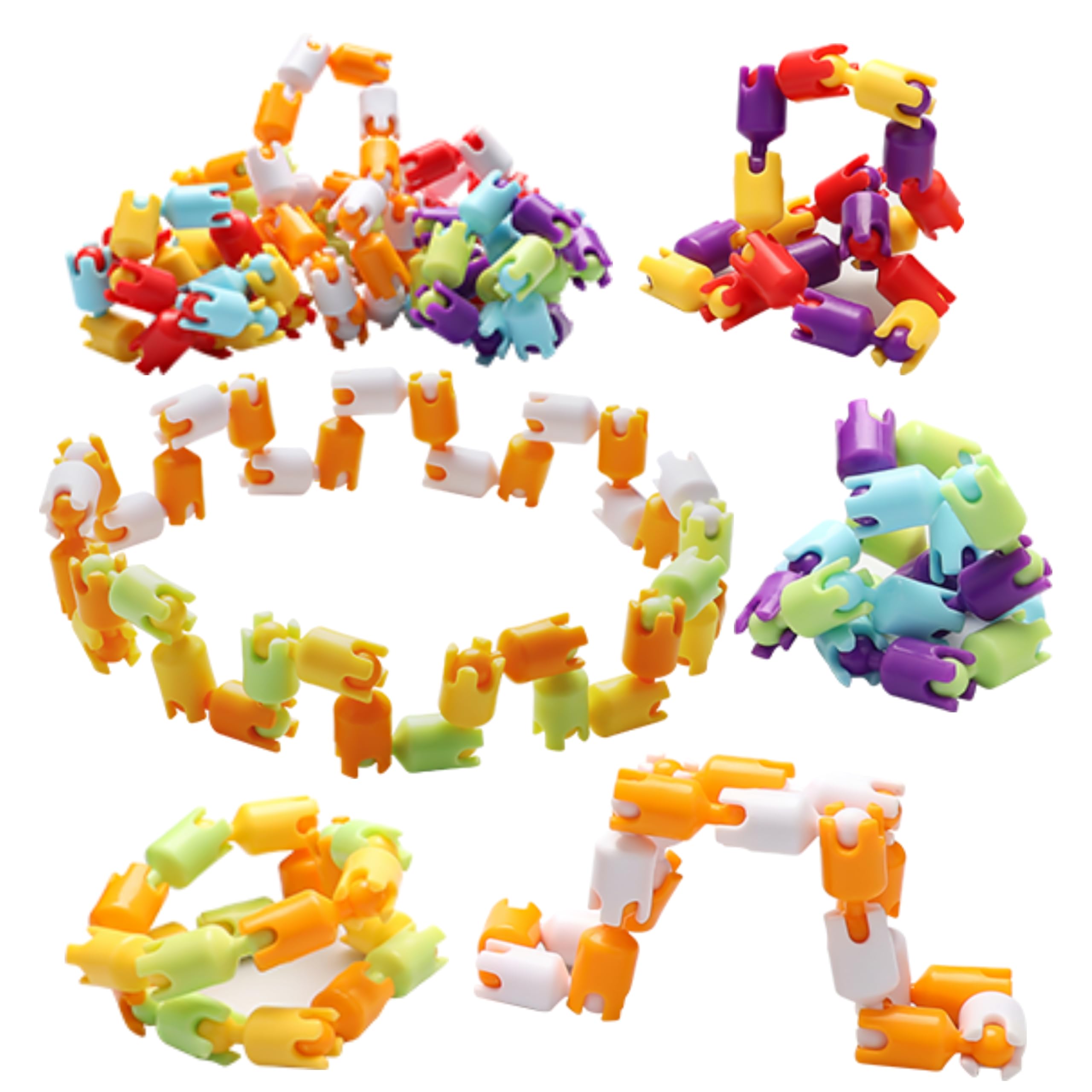 Snapklik.com : Boxgear 6pc Multicolored Fidget Toys For Kids, Adults