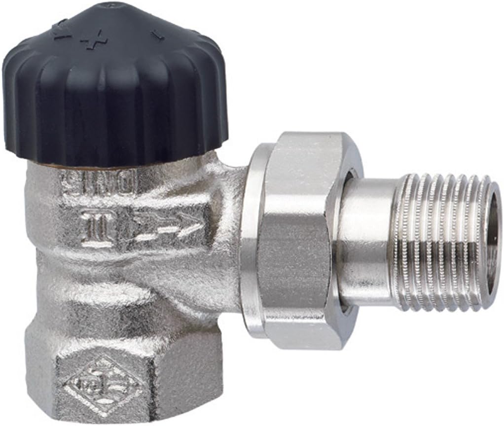 Heimeier HEIMTHEVN12 Thermostat-Ventilunterteil, 2201 Eck-Form, 1/2 ...