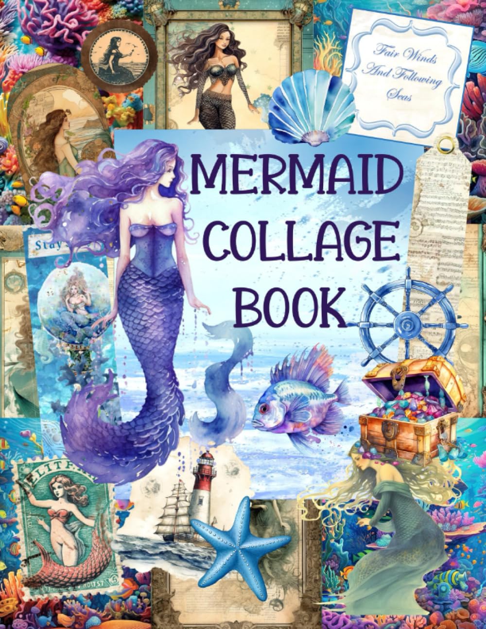 Amazon.com: MERMAID COLLAGE BOOK: A Collection of Over 200 Beautiful ...