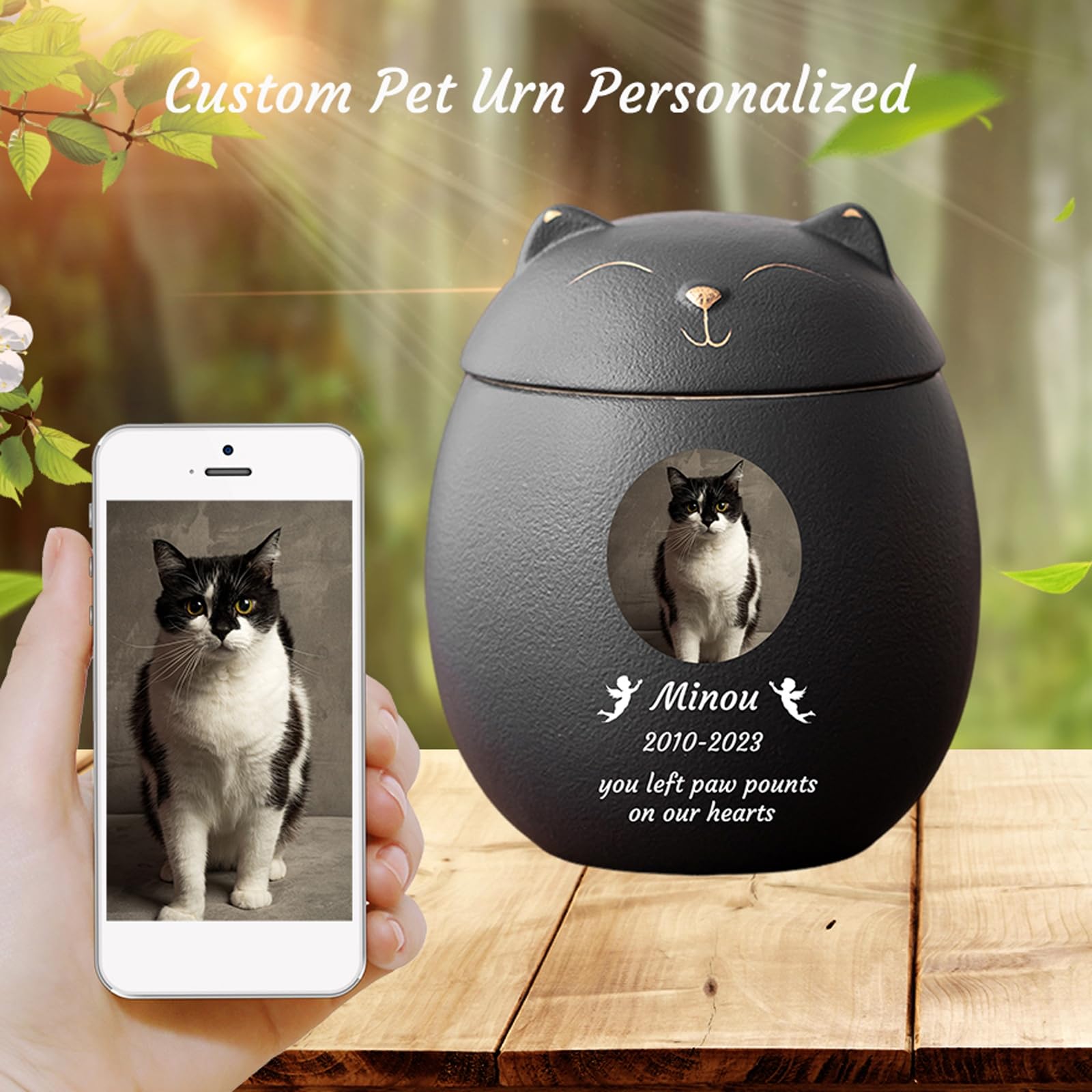 Personalized Cat Urns