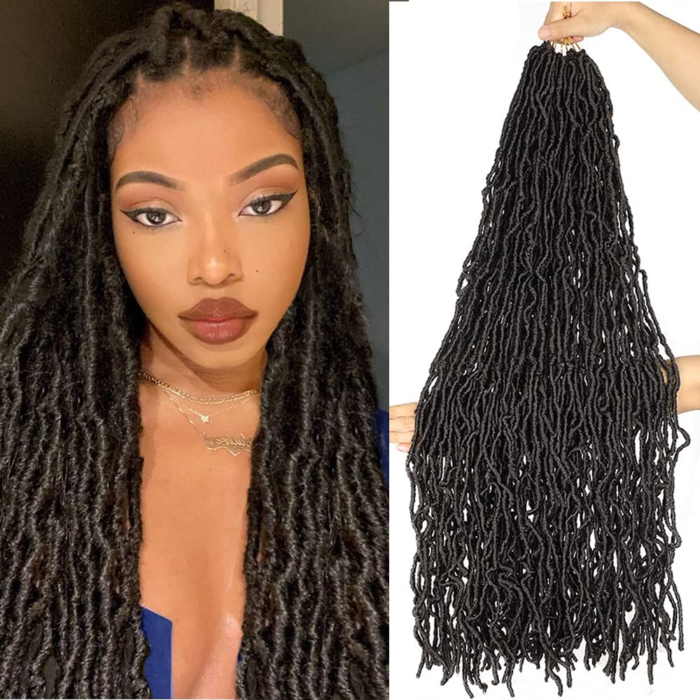 Buy Lsybeauty Faux Locs 36 Inch Soft Locs 4 Packs Crochet Locs Hair Pre ...