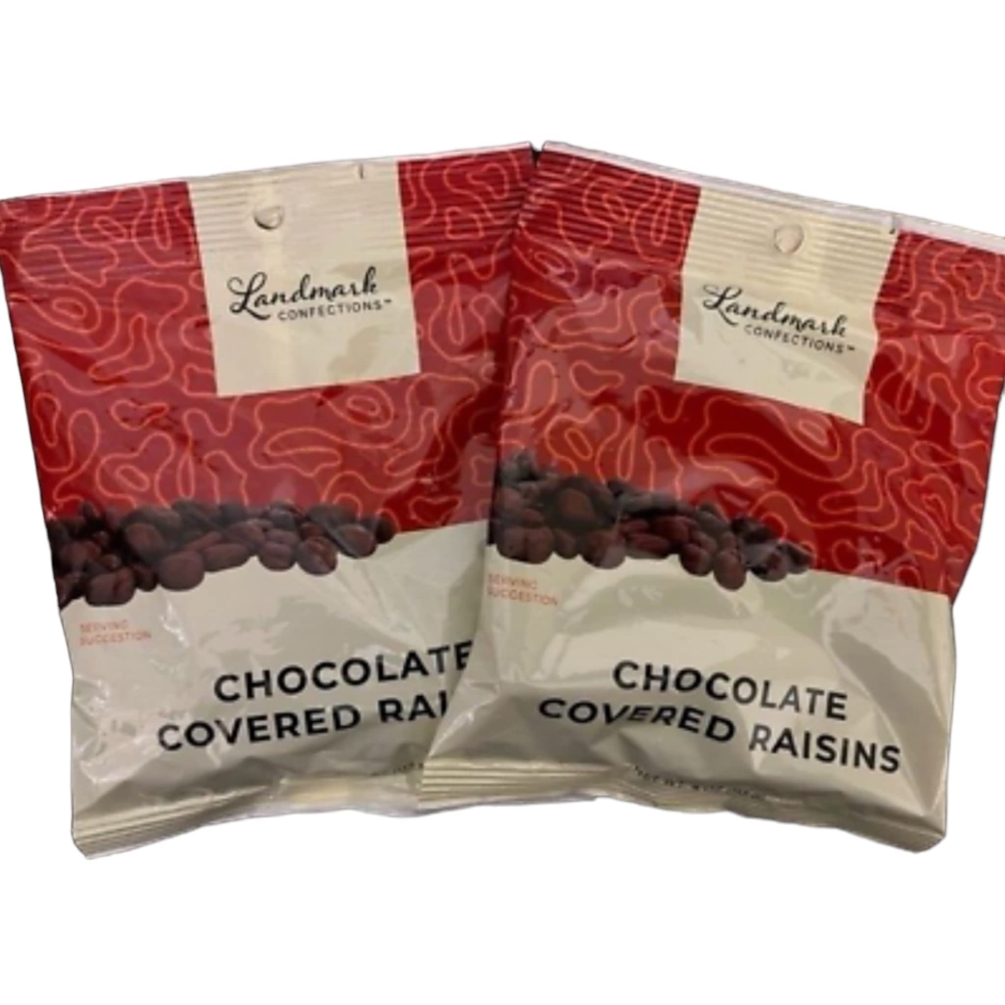 Amazon.com: Landmark Confections Chocolate Covered Raisins Net Wt. 4 OZ ...