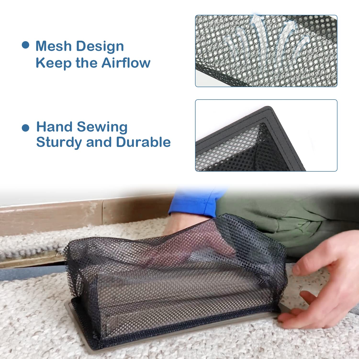 Snapklik.com : Floor Register Trap, Air Vent Filter Mesh Catcher, Vent ...