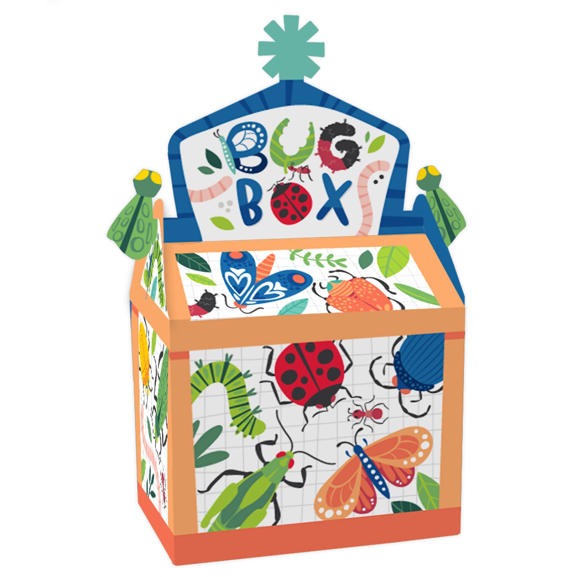 Amazon.com: Big Dot of Happiness Buggin' Out - Treat Box Party Favors - Bugs Birthday Party ...