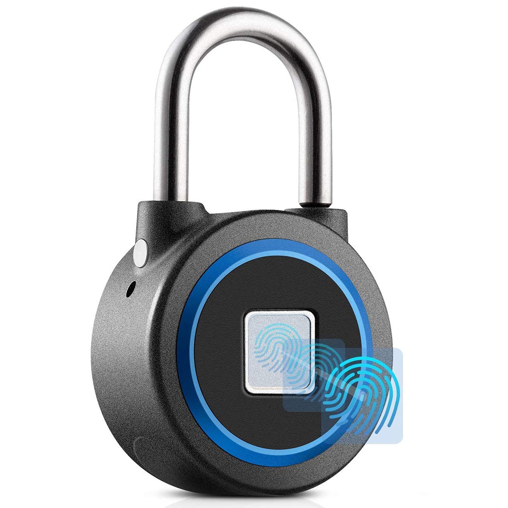 Snapklik.com : AUTENS Fingerprint Padlock, Rechargeable USB Keyless ...