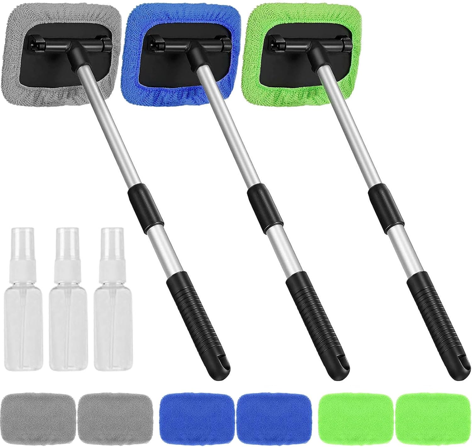 Amazon.com: Beieverluck 3 Pieces Car Windshield Cleaner Tool Inside ...
