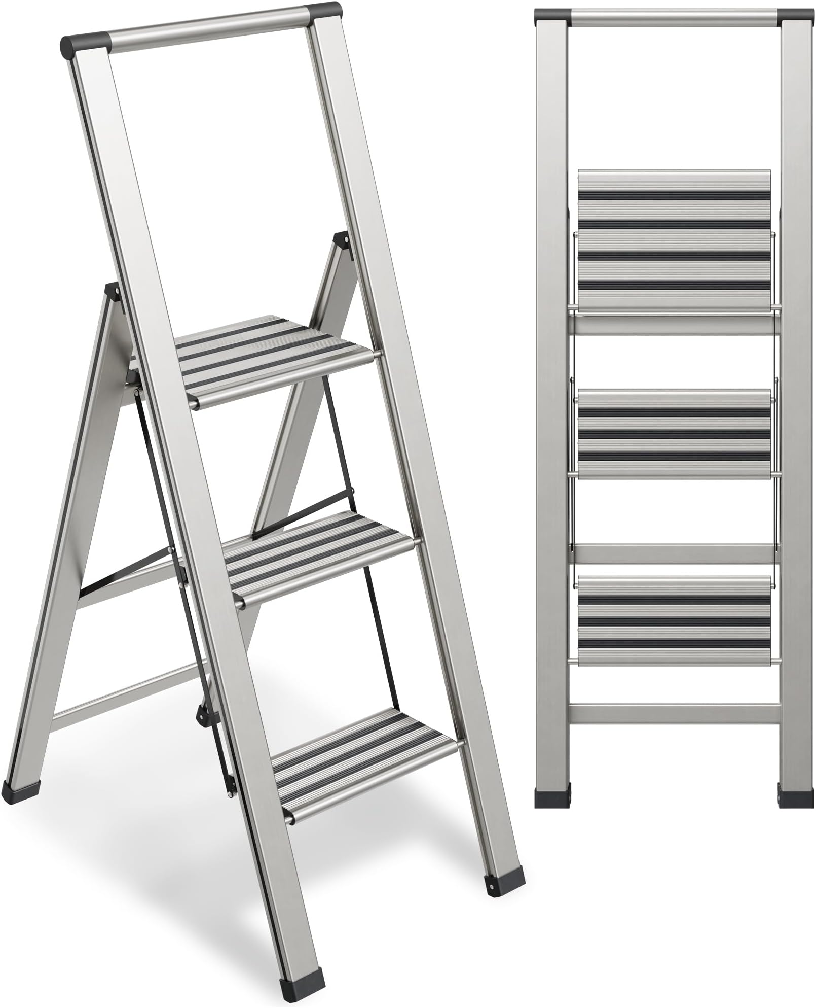 Xtend & Climb SL3HLight Slimline 3 Step Ladder, Aluminum - Step Stools ...