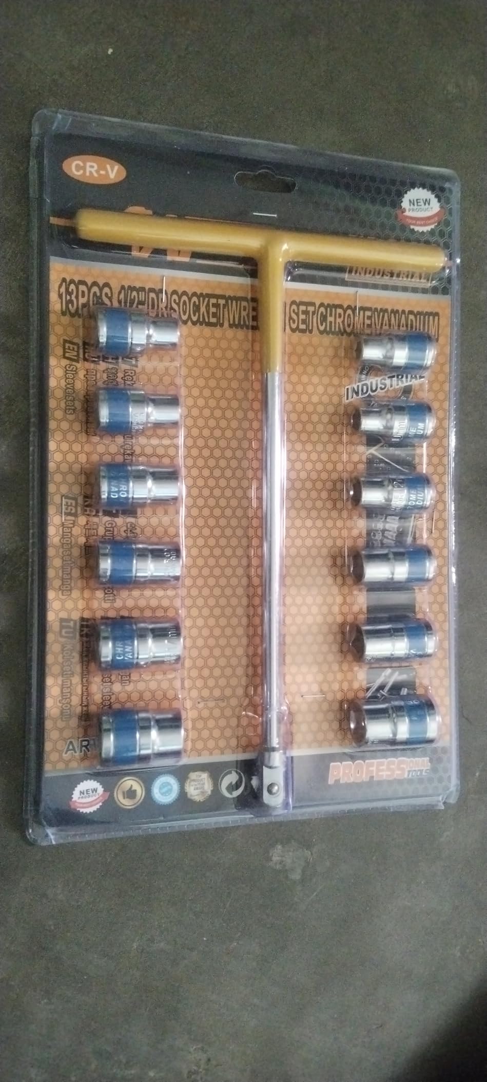 Ziodic Chrome Vanadium Steel T Spanner Socket Type T Shaped Handle ...