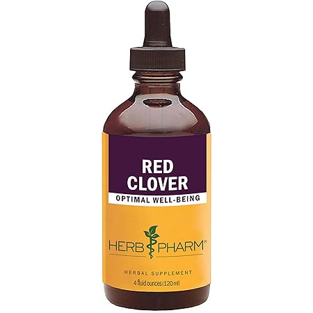 Amazon.com: Herb Pharm Certified Organic Red Clover Liquid Extract - 4 ...