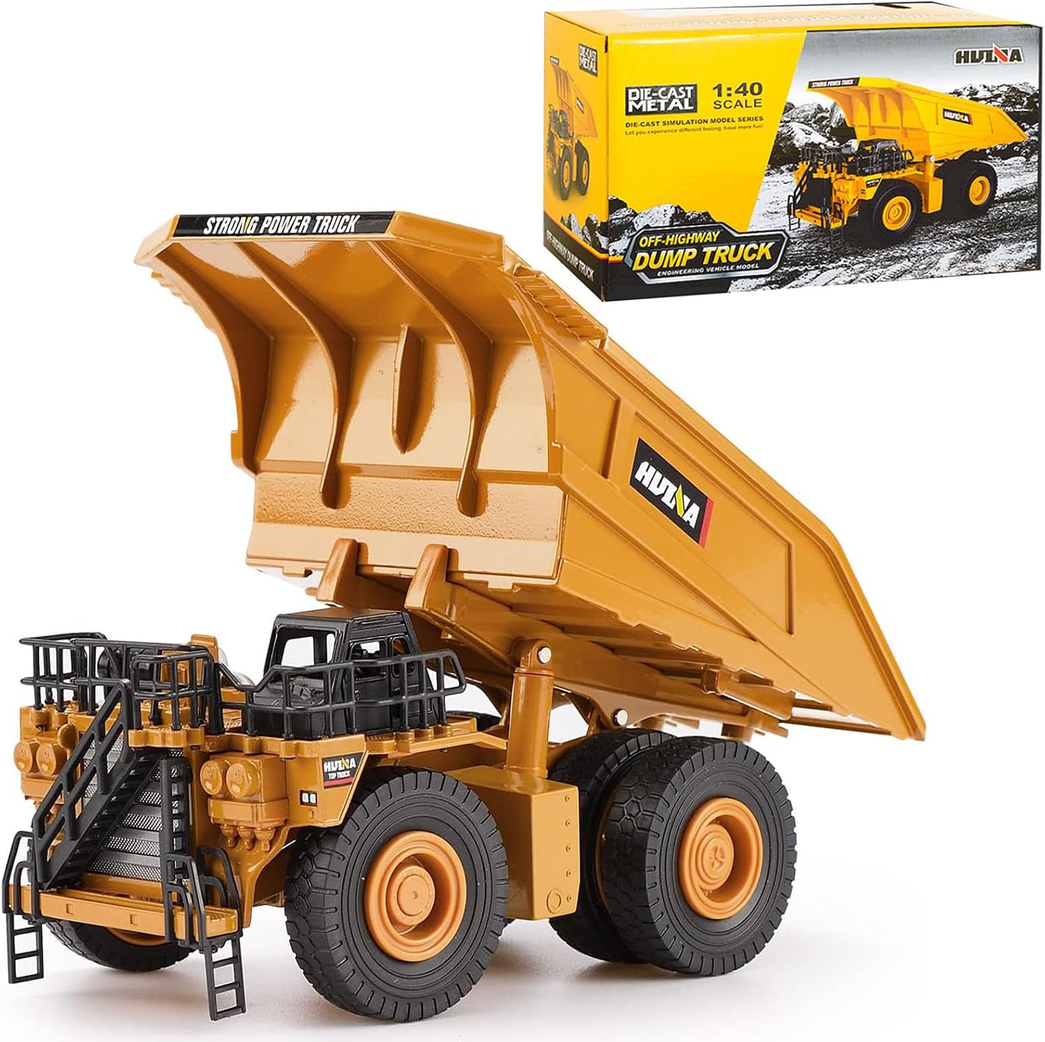 Gemini&Genius Construction Vehicle Dump Truck Toy for Kids, 1/40 Scale ...