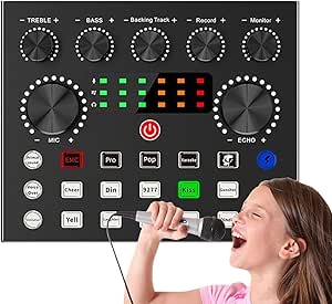 Amazon.com: Audio Mixer Board, Audio System Monitor, Sound Effect Board ...