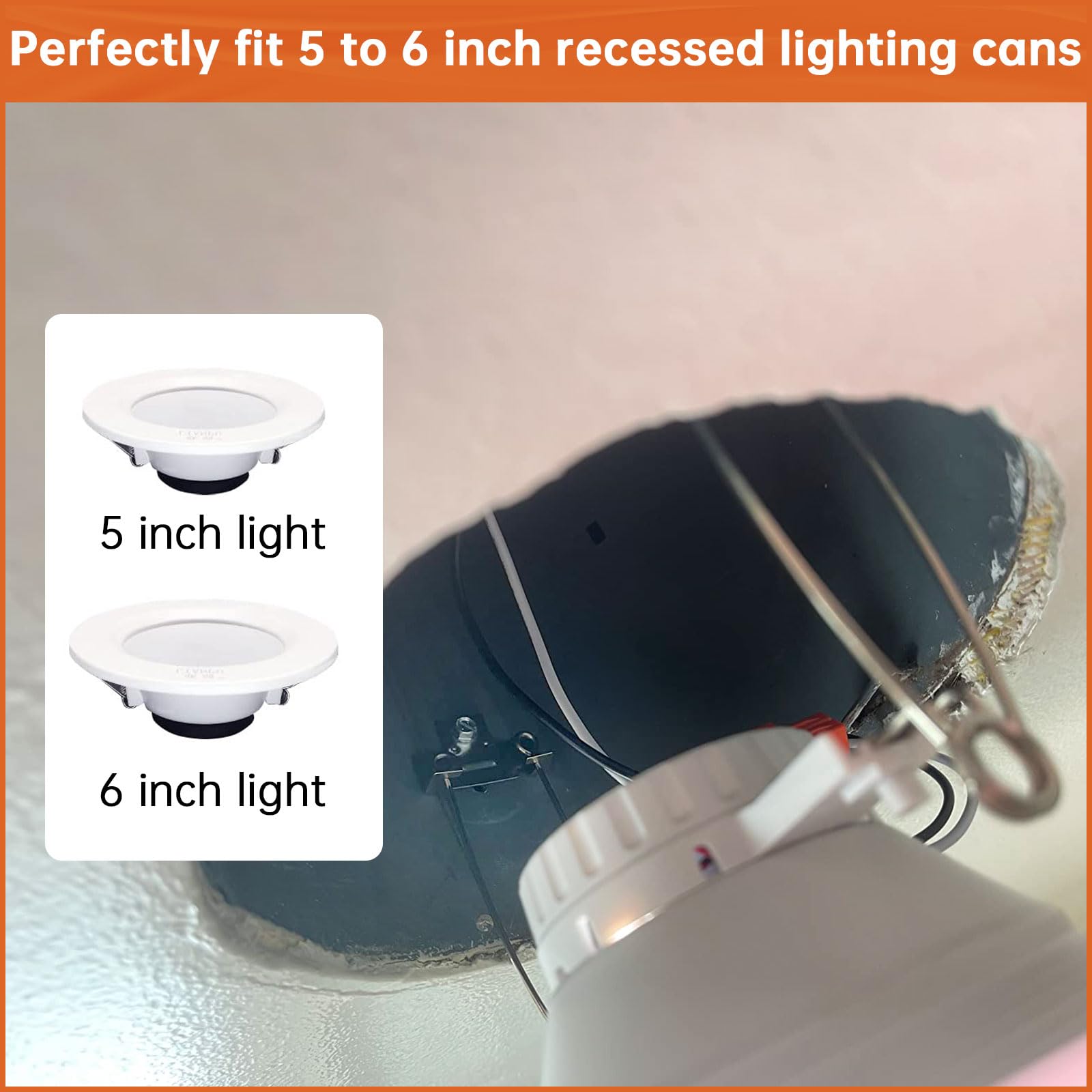 Snapklik.com : 68 PCS Recessed Light Clips For Retrofitting Recessed ...