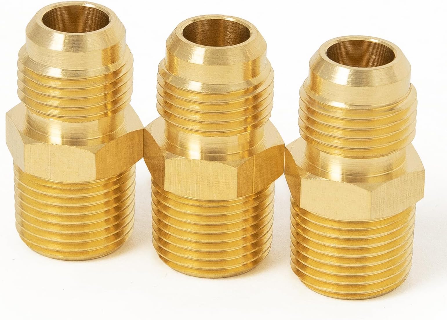 Amazon.com: Brass Adapter Male POL to 1/2" Male Pipe Thread Propane ...