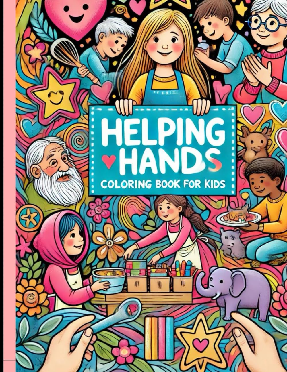 Helping Hands Family Coloring