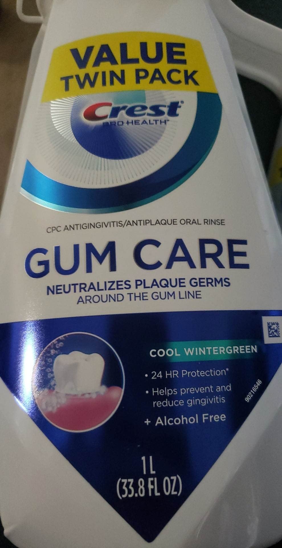 Amazon.com : Crest Gum Care Mouthwash, Cool Wintergreen, CPC ...