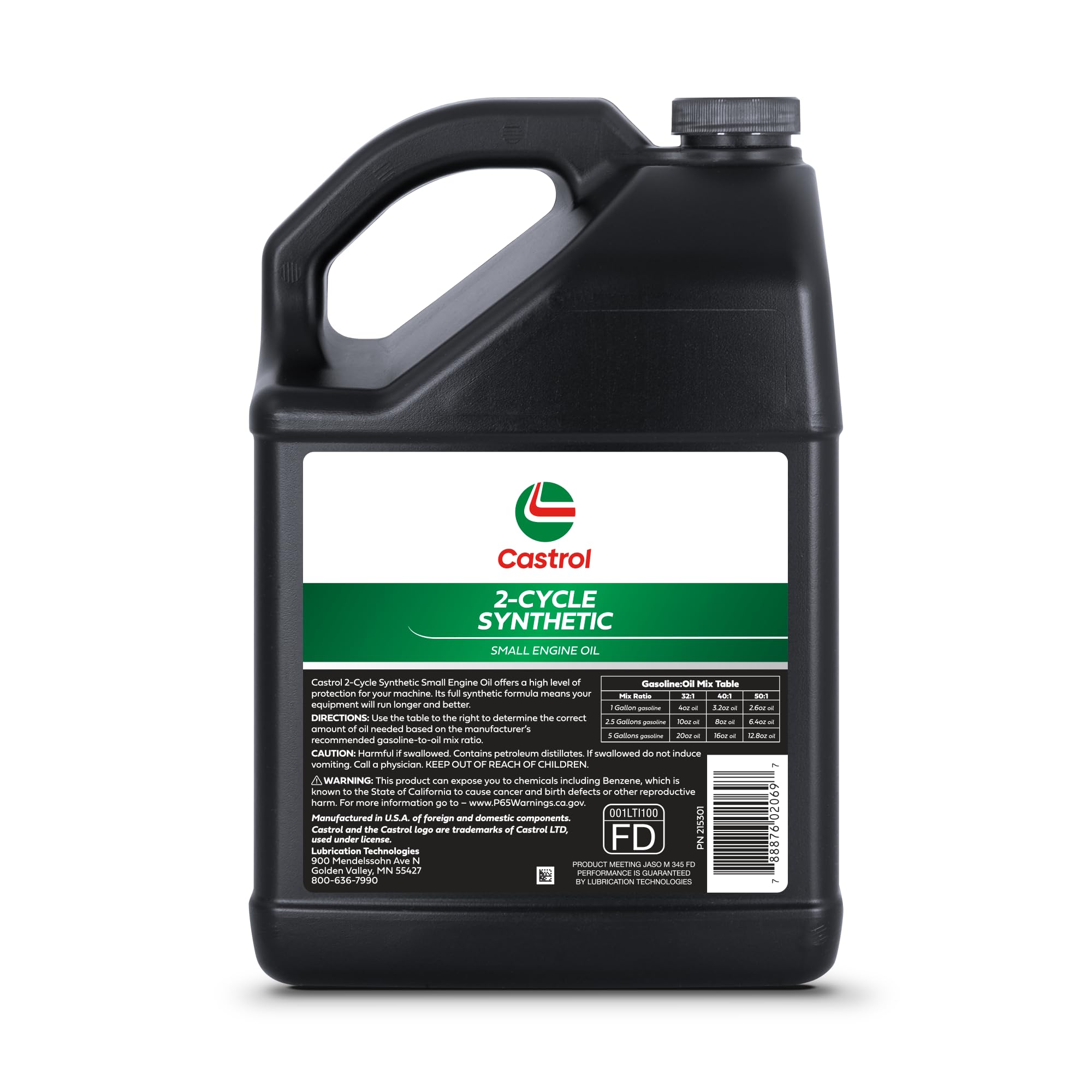 Snapklik.com : 2 Cycle Full Synthetic Oil - Small Engine Formula - 50:1 ...