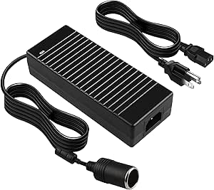 Amazon.com: BXIZXD AC to DC Converter 100V-240V to 12V 10A 120W, Cigarette Lighter Socket AC/DC ...