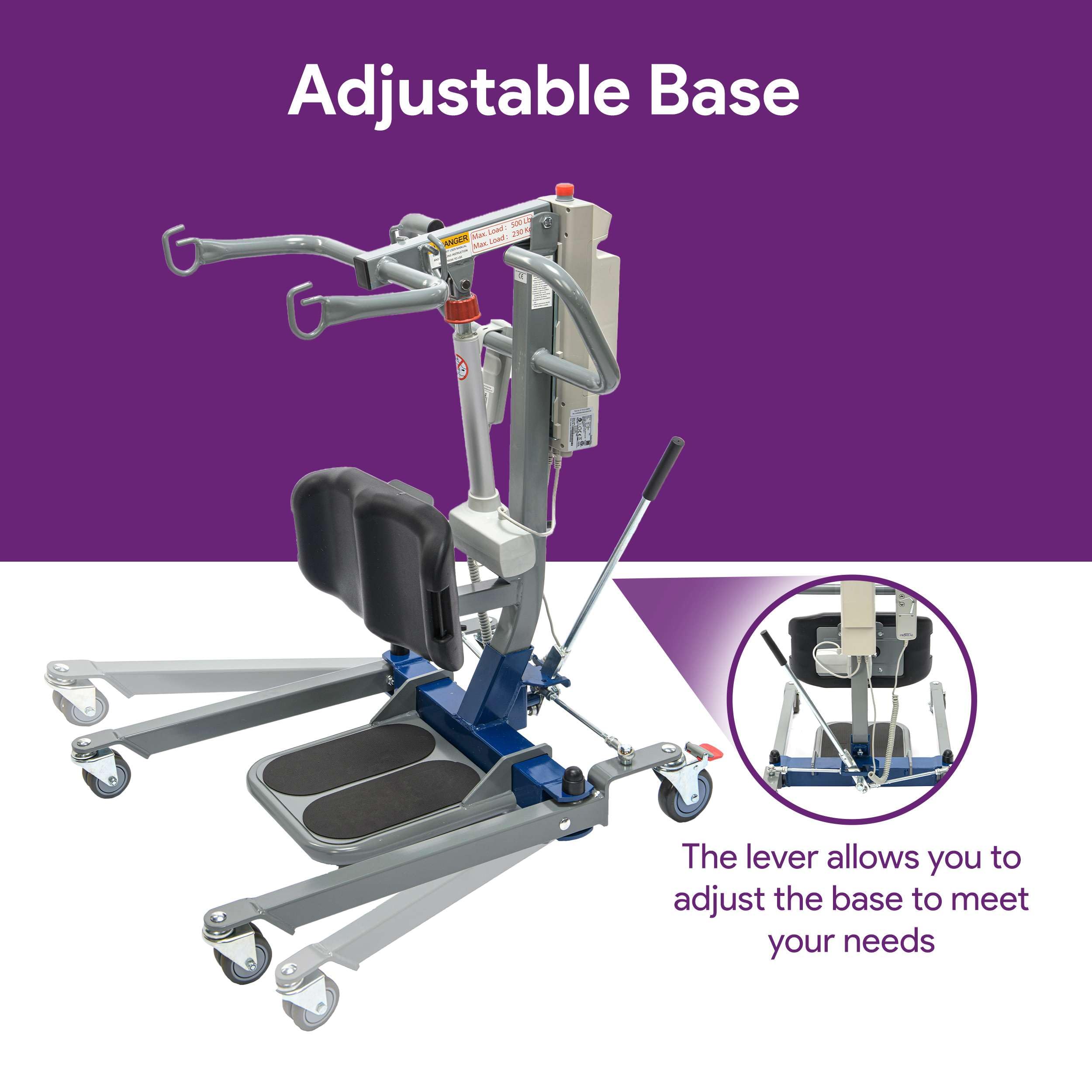 Snapklik.com : Compact Sit To Stand Lift - 500 Lb Weight Capacity Stand ...