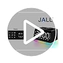 Amazon.com: JALL Digital Alarm Clock with FM Radio for Bedroom, 8 ...
