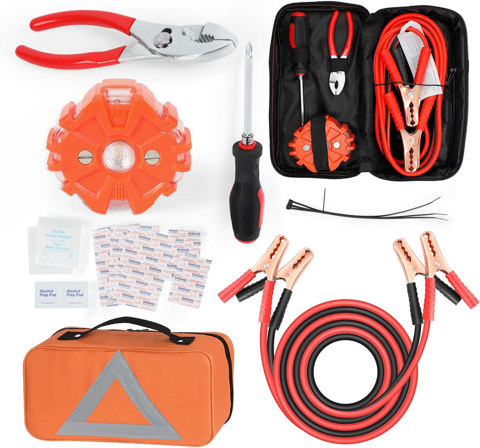 Amazon.com: Car Safety Kit, NOONE Multifunctional Roadside Assistance ...
