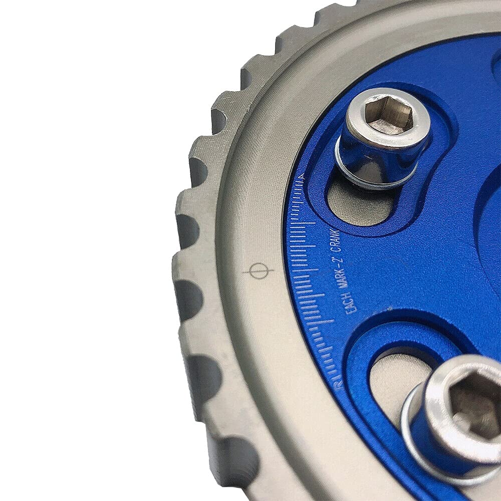 D Series Camshaft Silver Adjustable Cam Gear For Honda Civic Del Sol ...