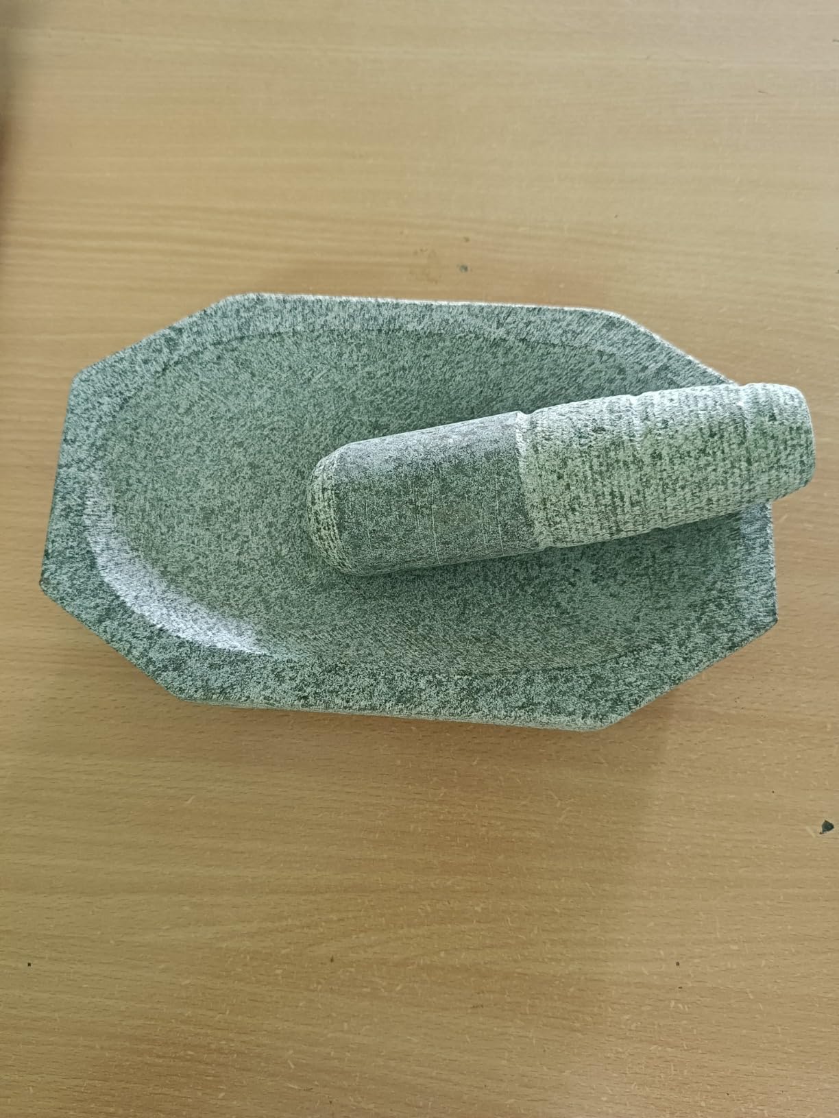 Buy Subaa Kalvam Stone Mortar Pestle for Kitchen (8 inch), Grinder for ...