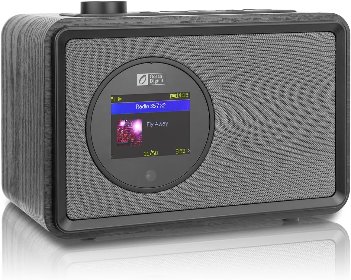 Amazon.com: Ocean Digital WR-23F Portable FM Internet Radio 2.4” Color ...