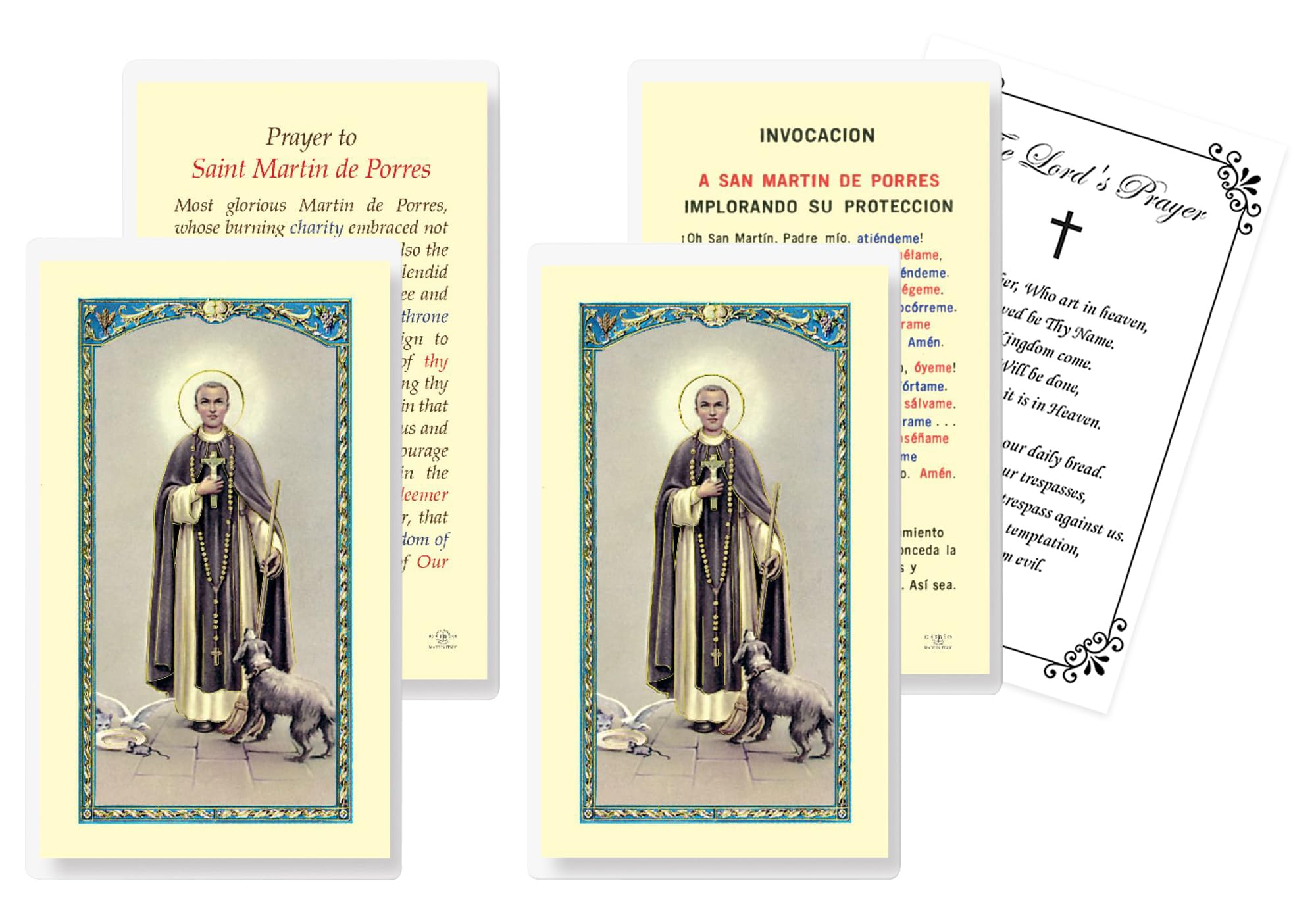 St Martin Prayer Card San Martin De Porres Oracion Lords | Desertcart Kenya