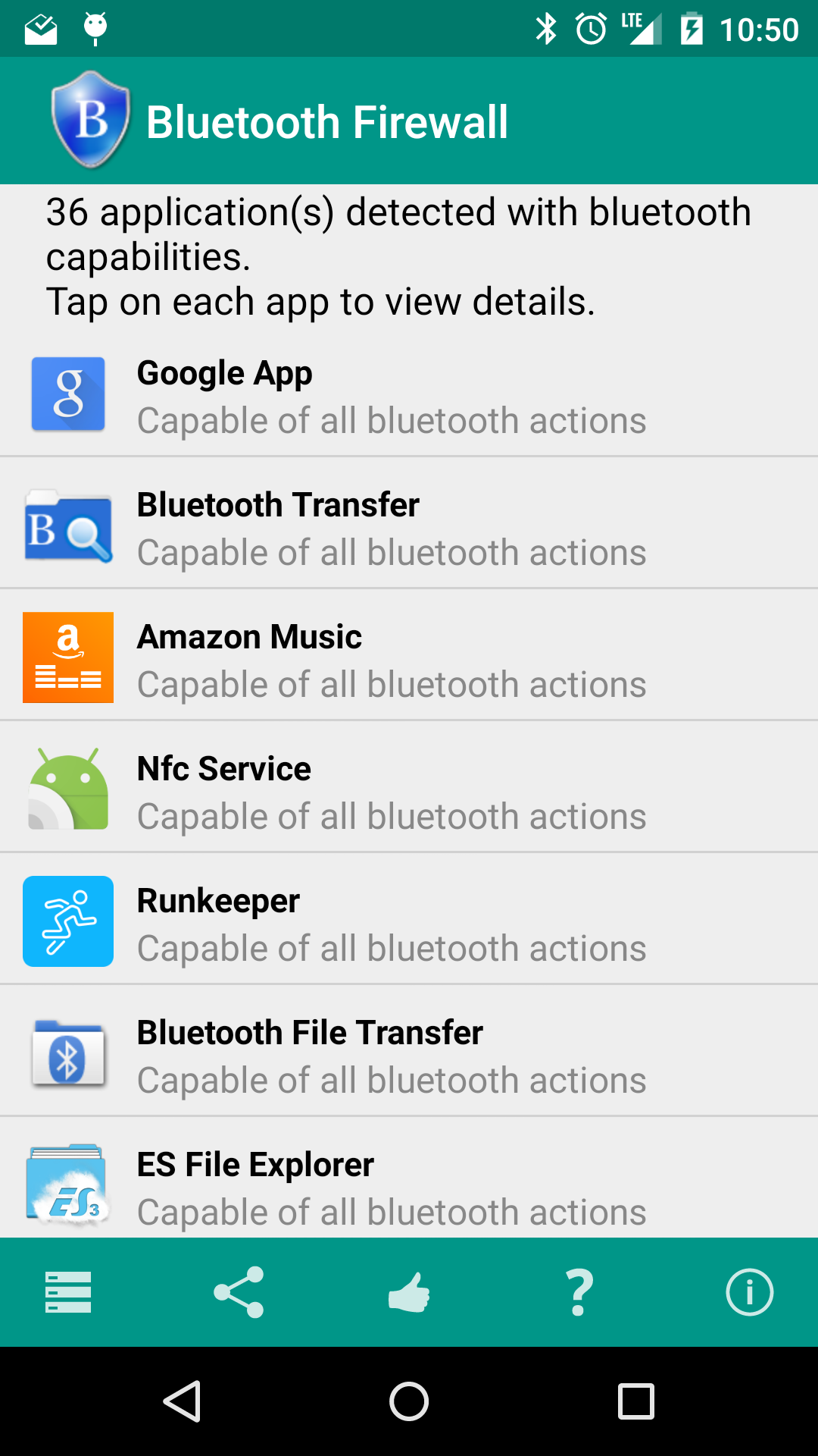 Bluetooth Firewall - App on Amazon Appstore