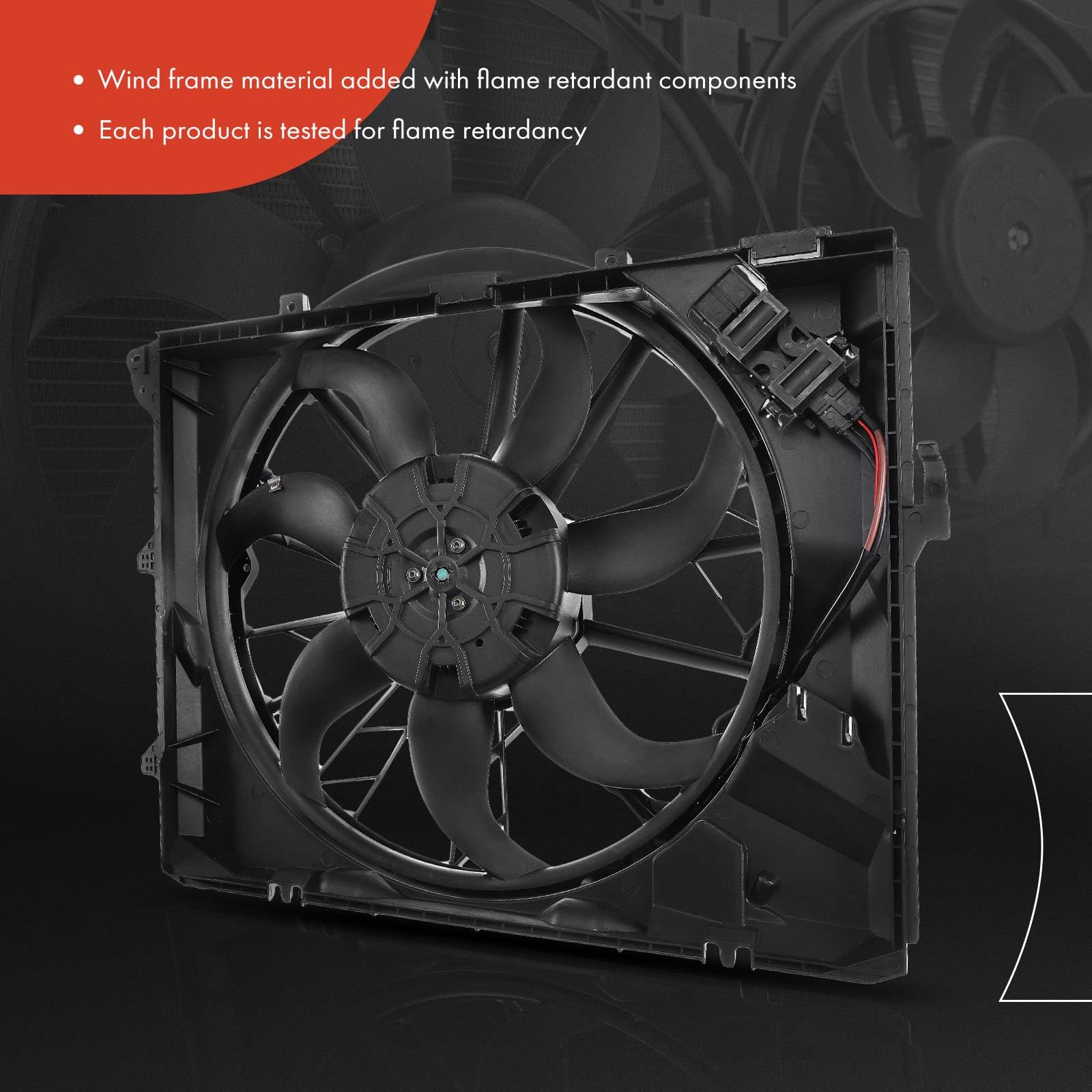 A-Premium Engine Radiator Cooling Fan Assembly Compatible with BMW ...