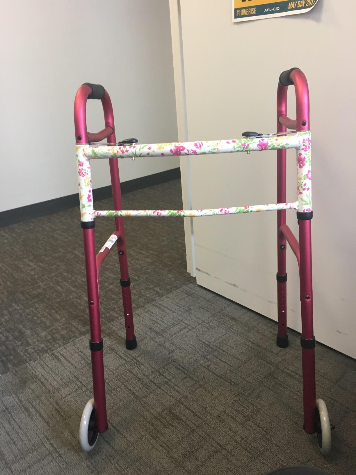 $17/mo - Finance Folding Walker Color: Pink | Buy Now, Pay Later