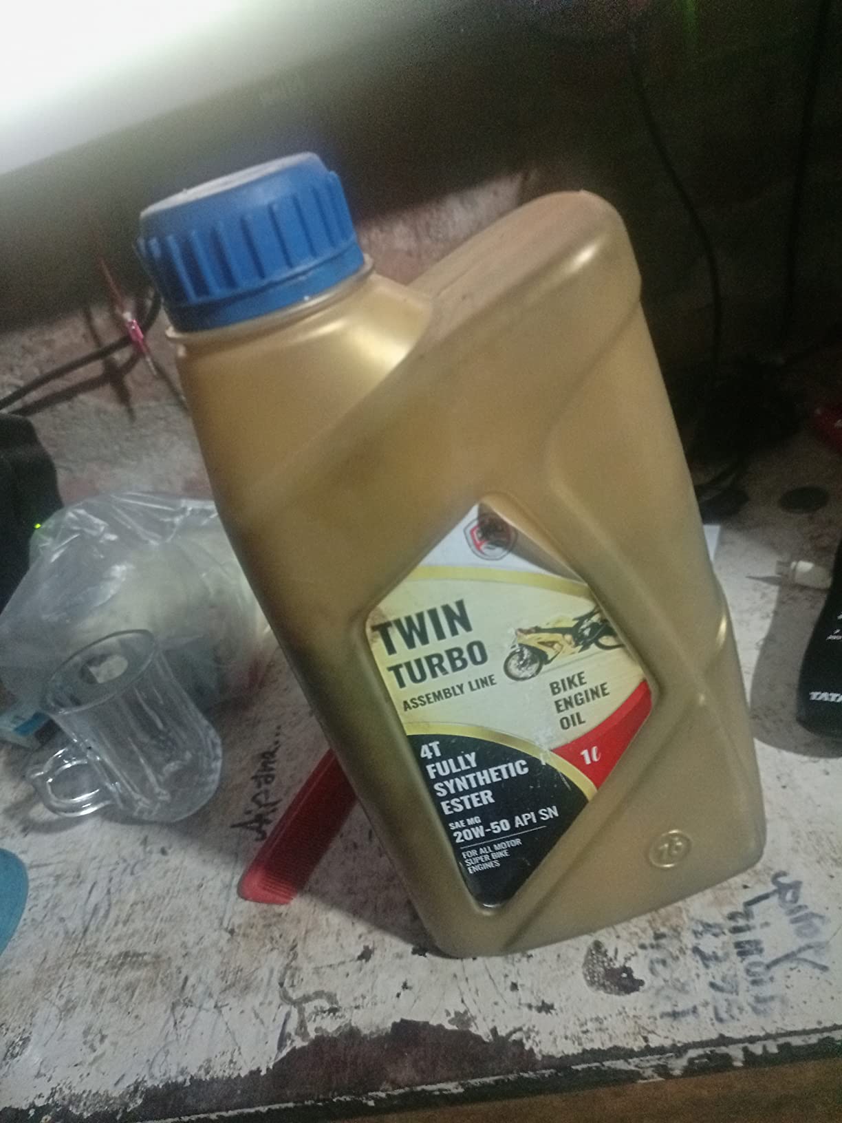 Candice Twin Turbo Assembly Line 4T 20W50 API SN Fully Synthetic Engine ...