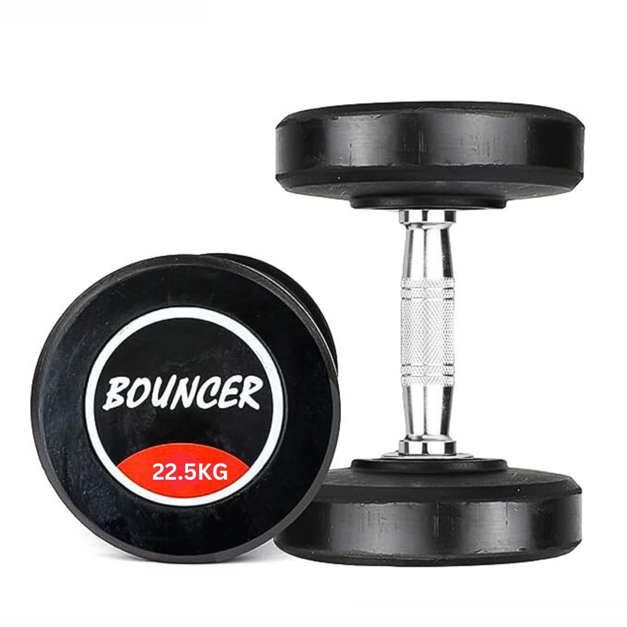 Buy VAQUITA Professional Rubber & Hexa Coated Round Bouncer Dumbbell ...