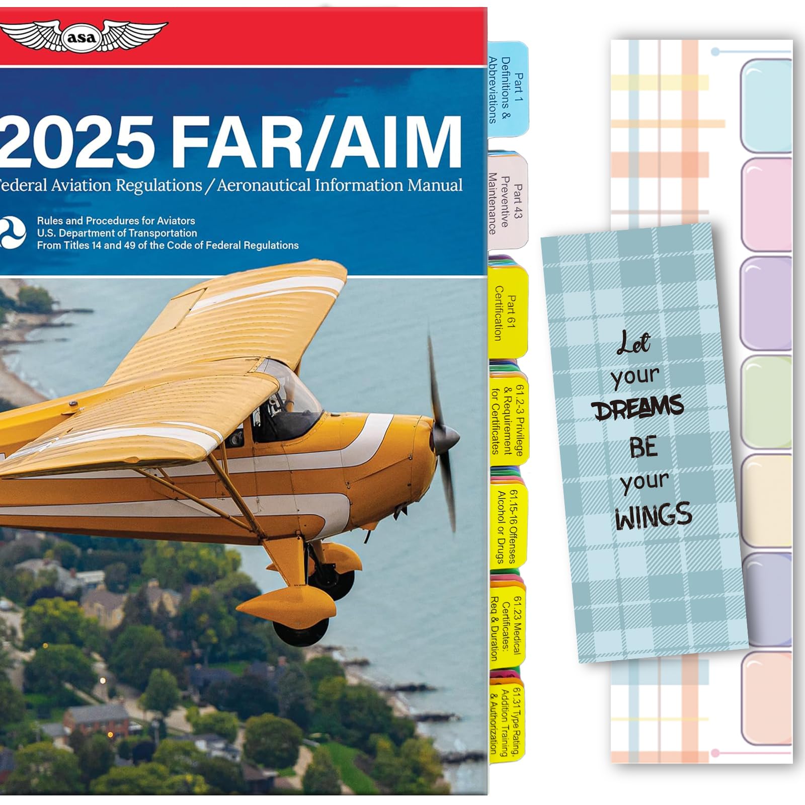 Amazon.com: Upgraded Tabs for 2025 FAR/AIM (with Page Numbers) and FAA ...